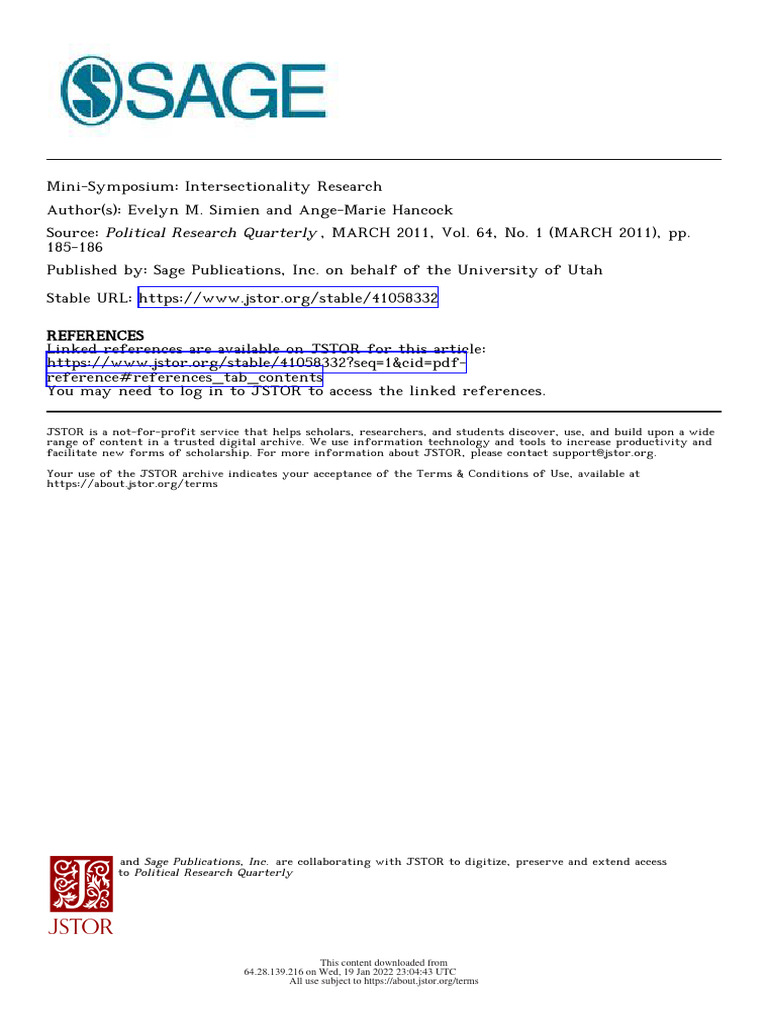 This Content Downloaded From 64.28.139.216 On Wed, 19 Jan 2022 23:04:43 UTC | PDF ...