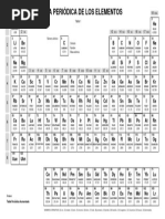 Sopa de Letras de Elementos de La Tabla Periodica | PDF | Tabla ...