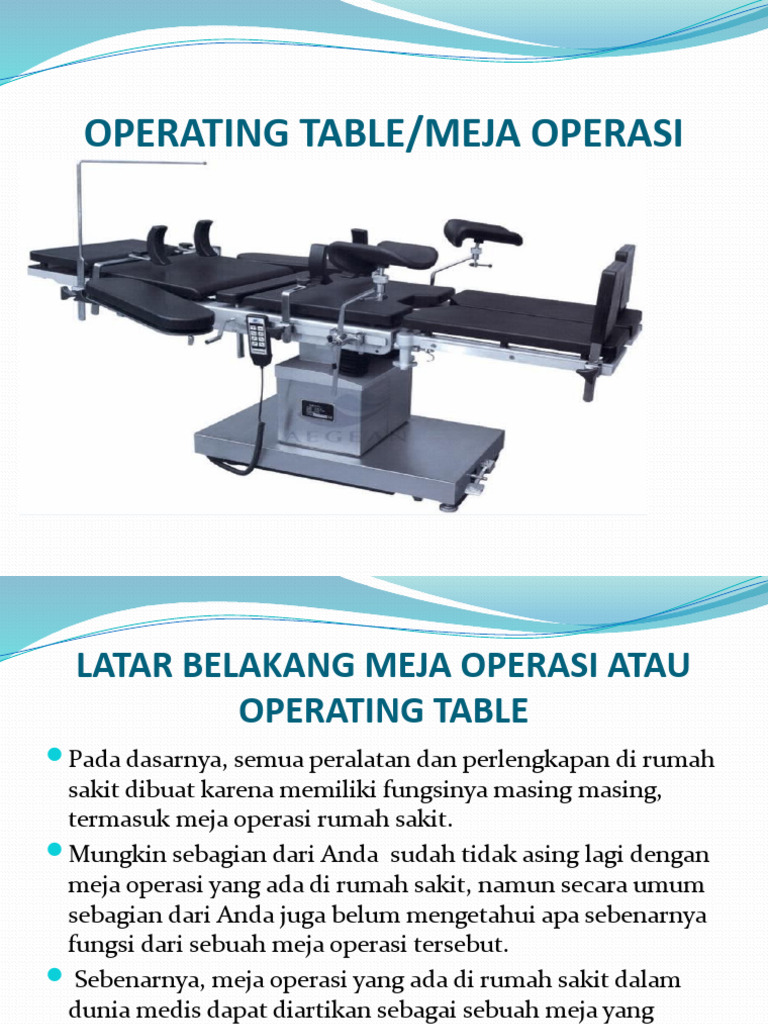 Presentation1 MEJA OPERASI | PDF