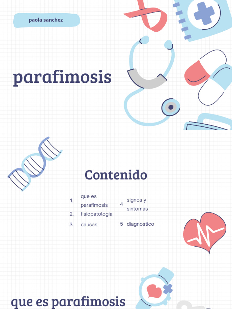 Parafimosis: causas y tratamientos | PDF