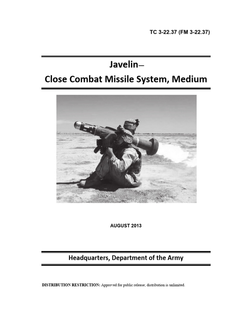 fm3-22-37 javelin manual | Download Free PDF | Missile | Military ...