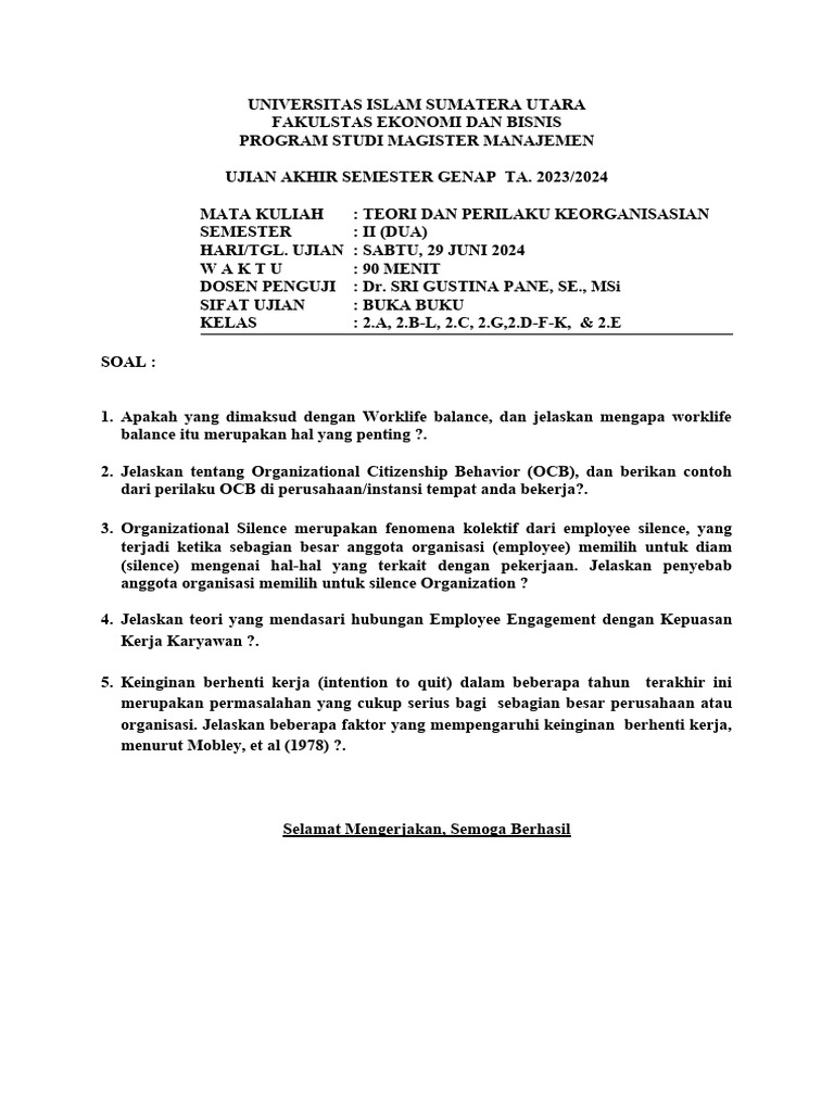 Tpo - 2023 - 2024 | PDF