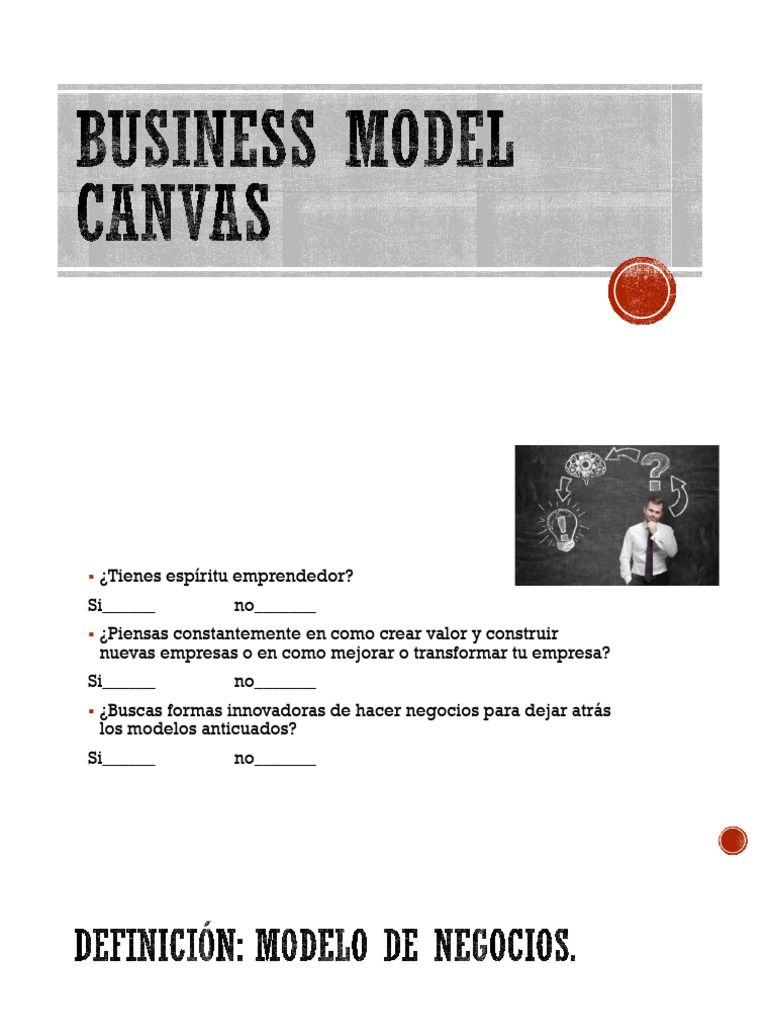 CANVAS Modelo de Negocio | PDF | Modelo de negocio | Business
