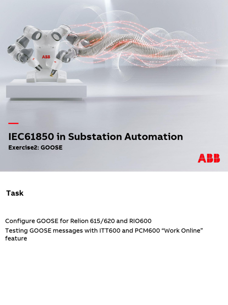 Iec61850 Ex2 Goose Online | PDF | Automation | Electrical Substation