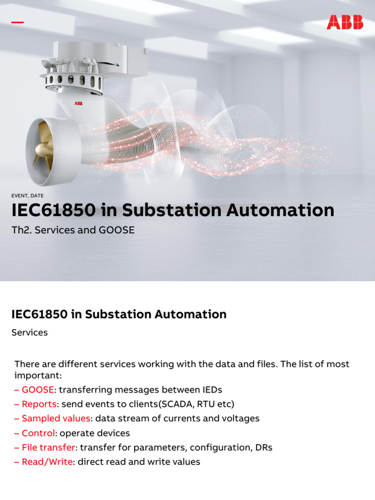 IEC 61850 GOOSE Protocol Overview | PDF | Computer Network | Electrical ...