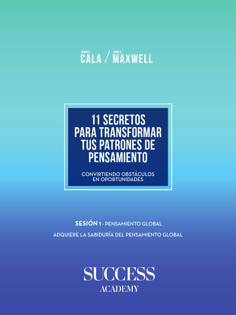 Cala Maxwell Module 1 | PDF | Pensamiento | Liderazgo