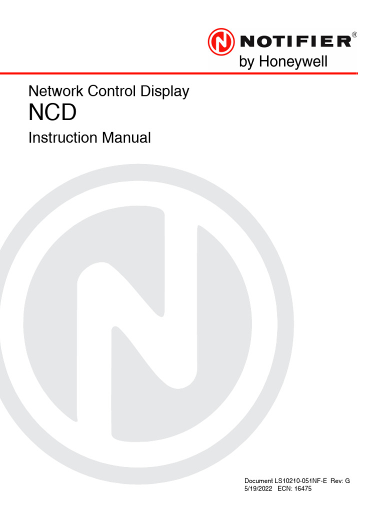 Pantalla de control de red NCD | PDF