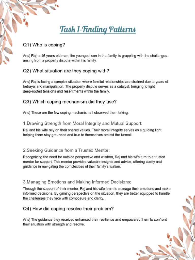 Finding Patterns | PDF