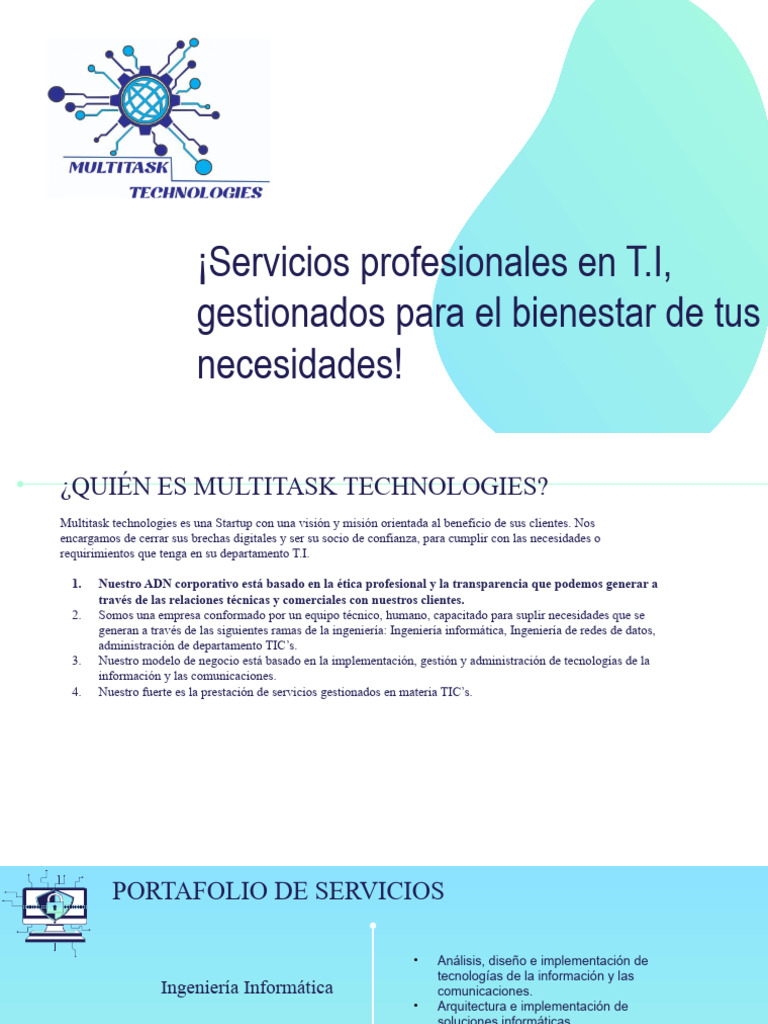 Presentación Multitask Ti | PDF | Tecnologías de la información ...