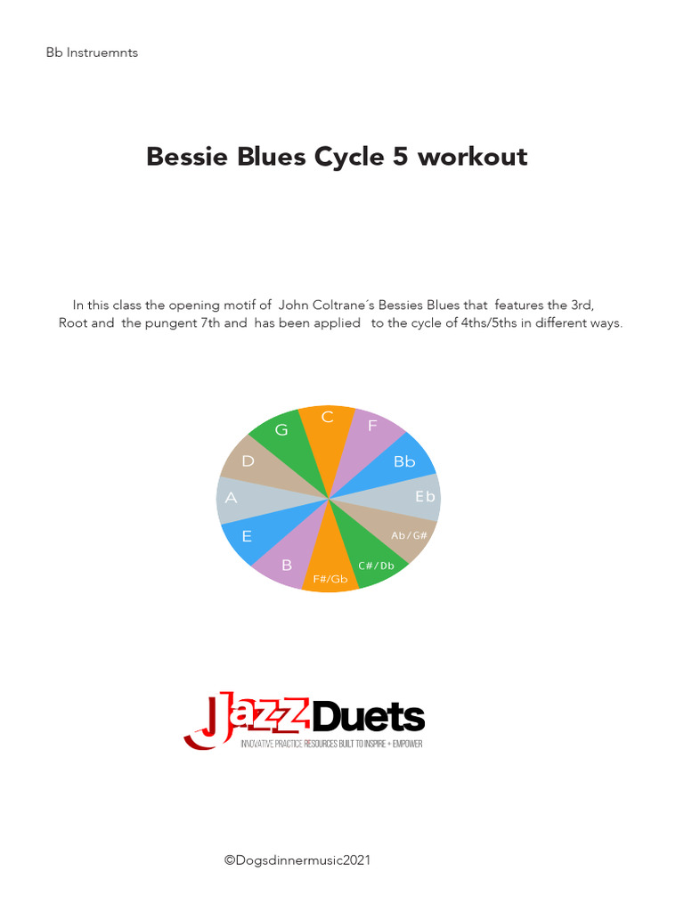 Simple Coltrane Cycle 5 Exercises (BB Instruments) | PDF