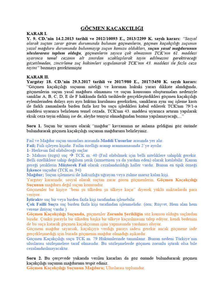 Ceza Özel 1.dönem | PDF