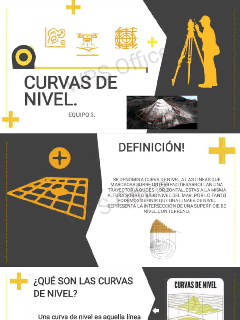 Curvas de Nivel | PDF | Curva | Terreno