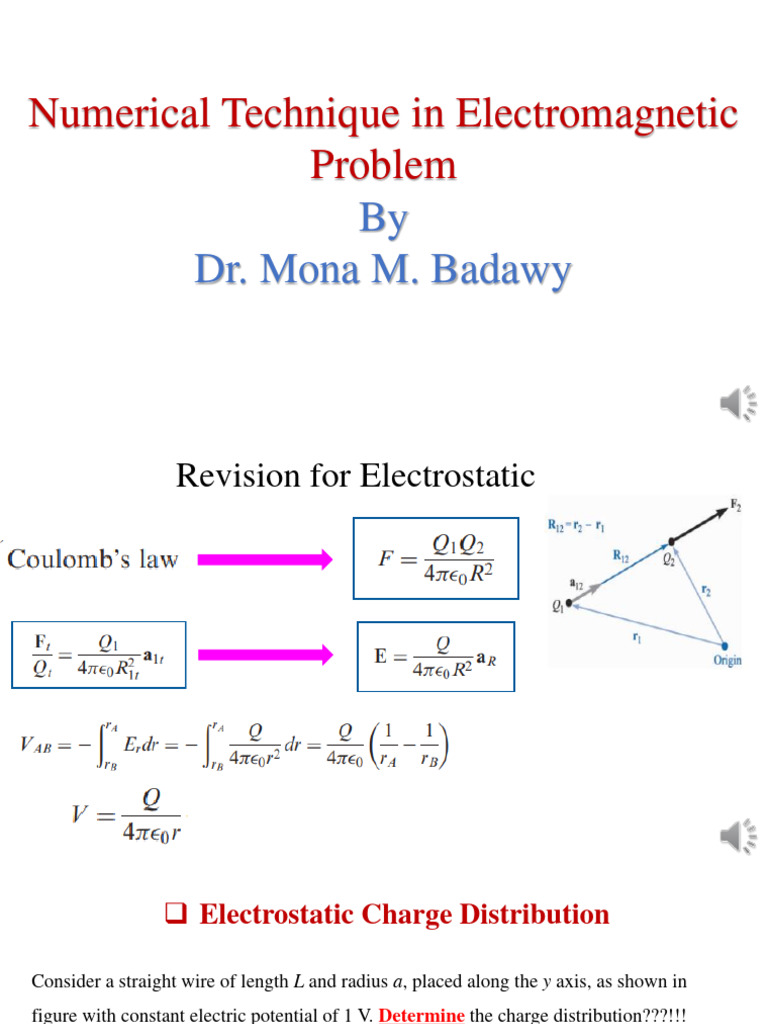 LEC8 | PDF | Electrostatics | Coordinate System