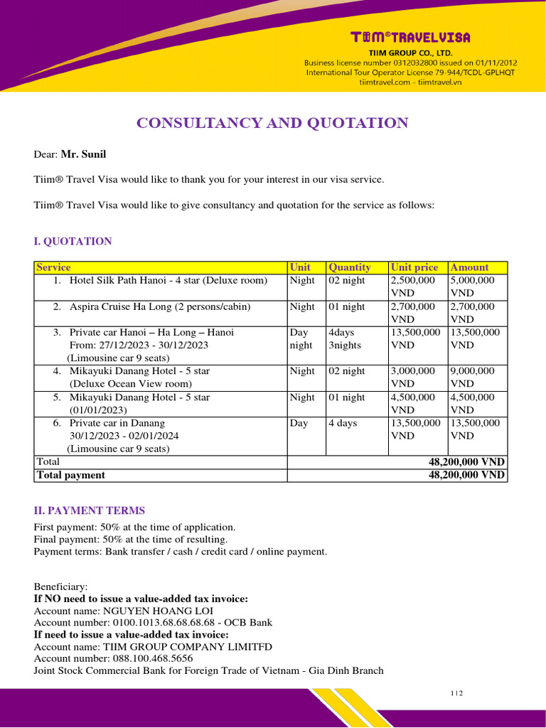 Quota Package - Tiim Group | PDF | Payments | Money