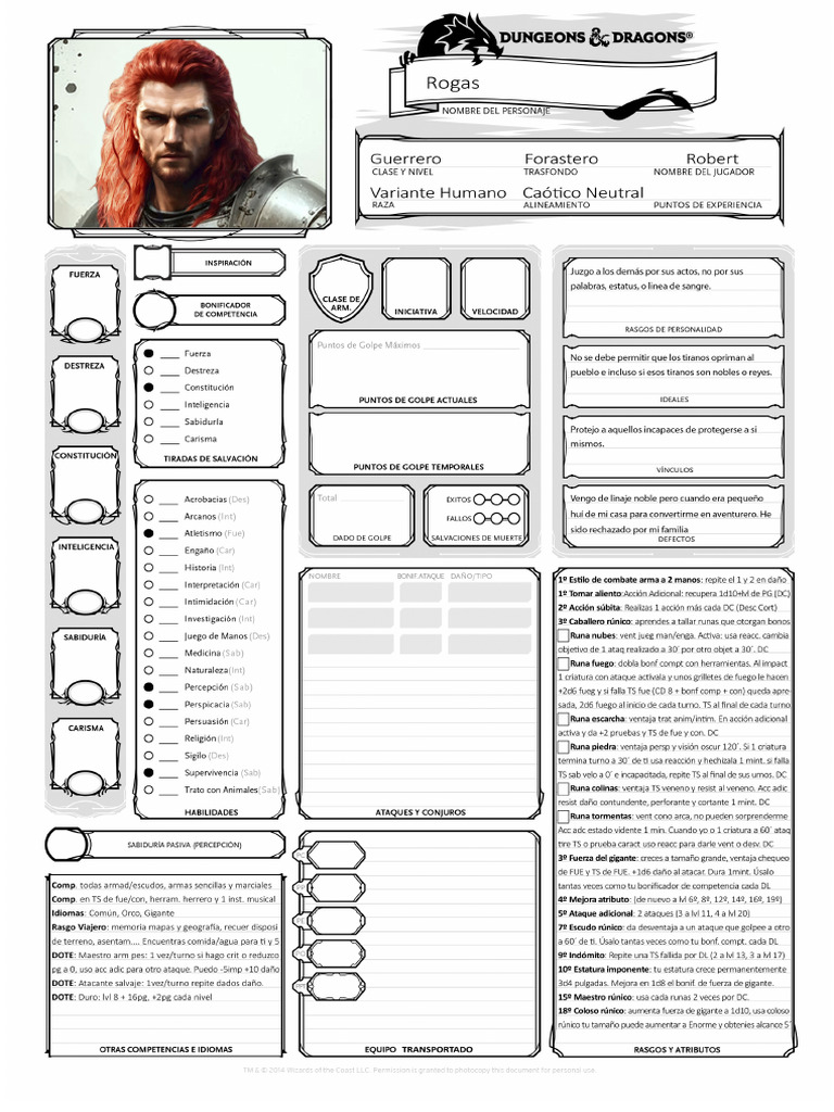 PLANTILLA 5A-1 Rogas v2 | PDF