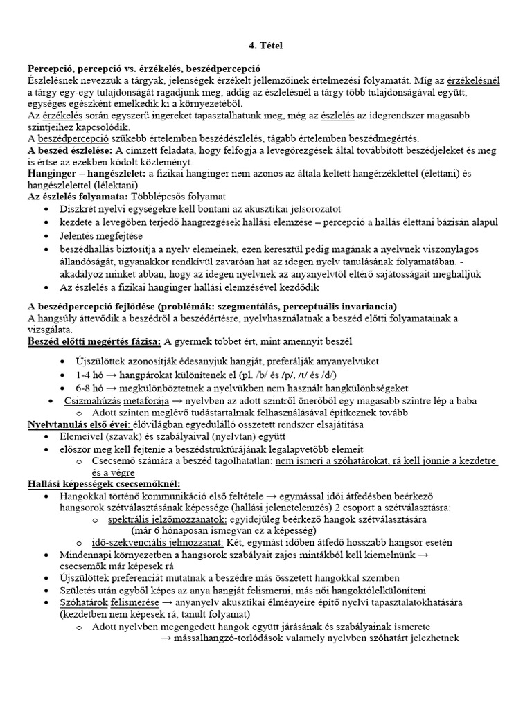 Komplex Tétel | PDF