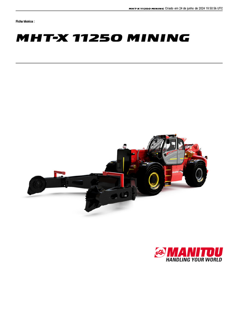 MHT-X 11250 Mining | PDF | Freio | Pneu