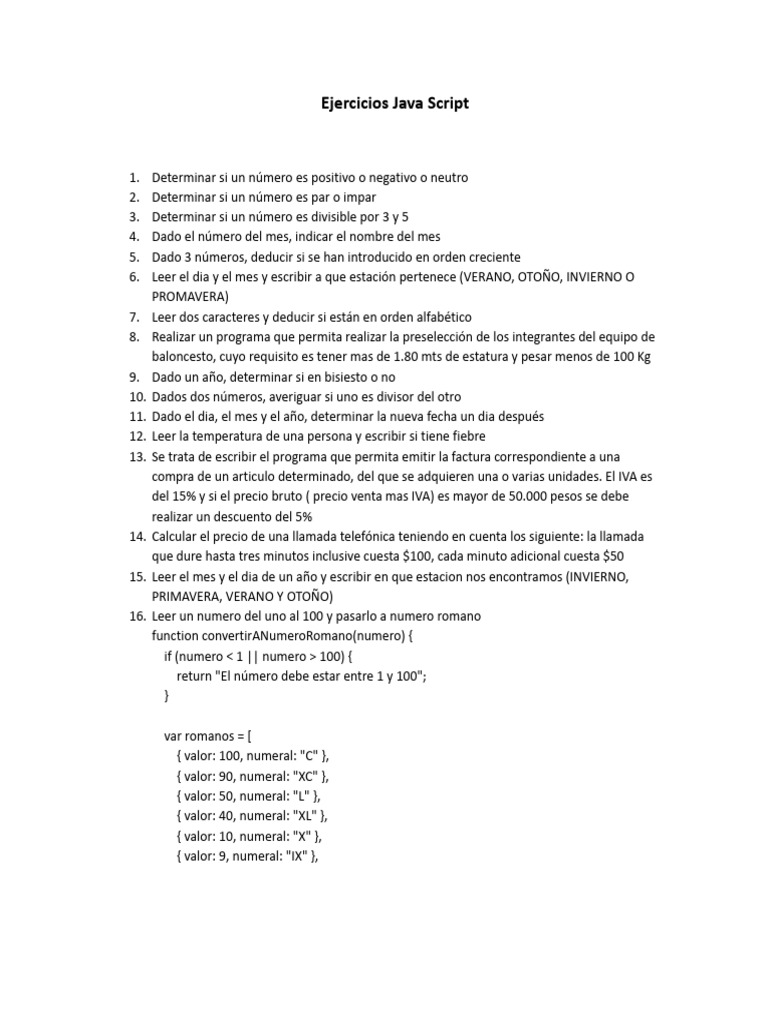 Ejercicios Java Script | PDF | Triángulo