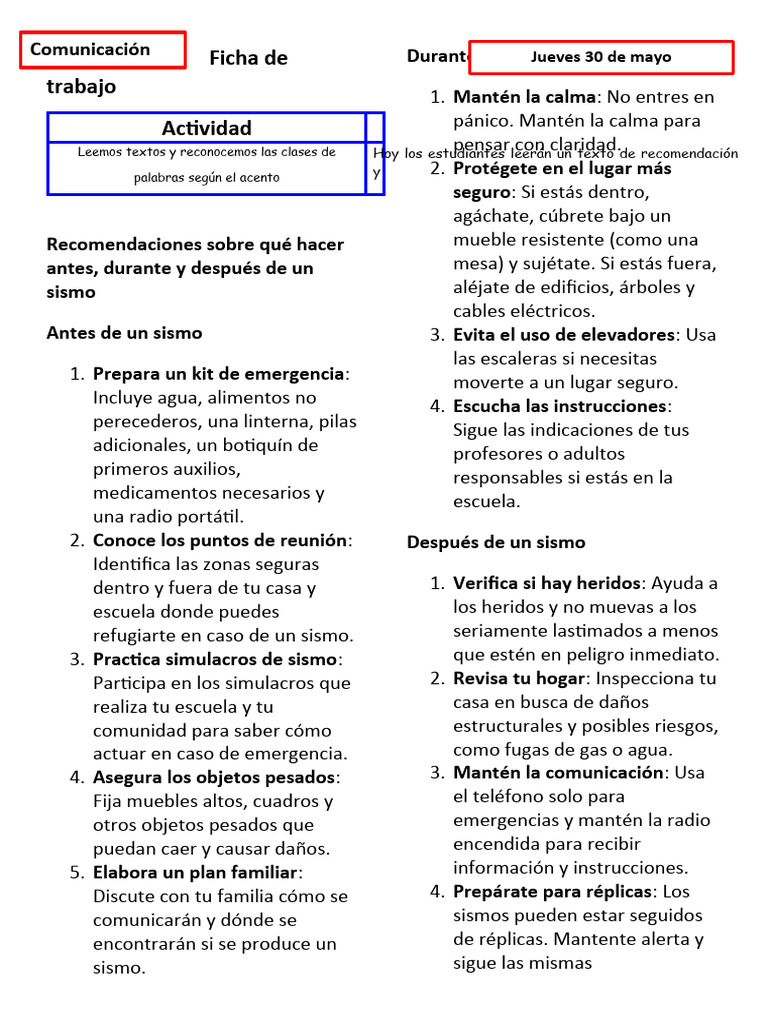 Ficha 30 Comu de Mayo Okkkk | PDF