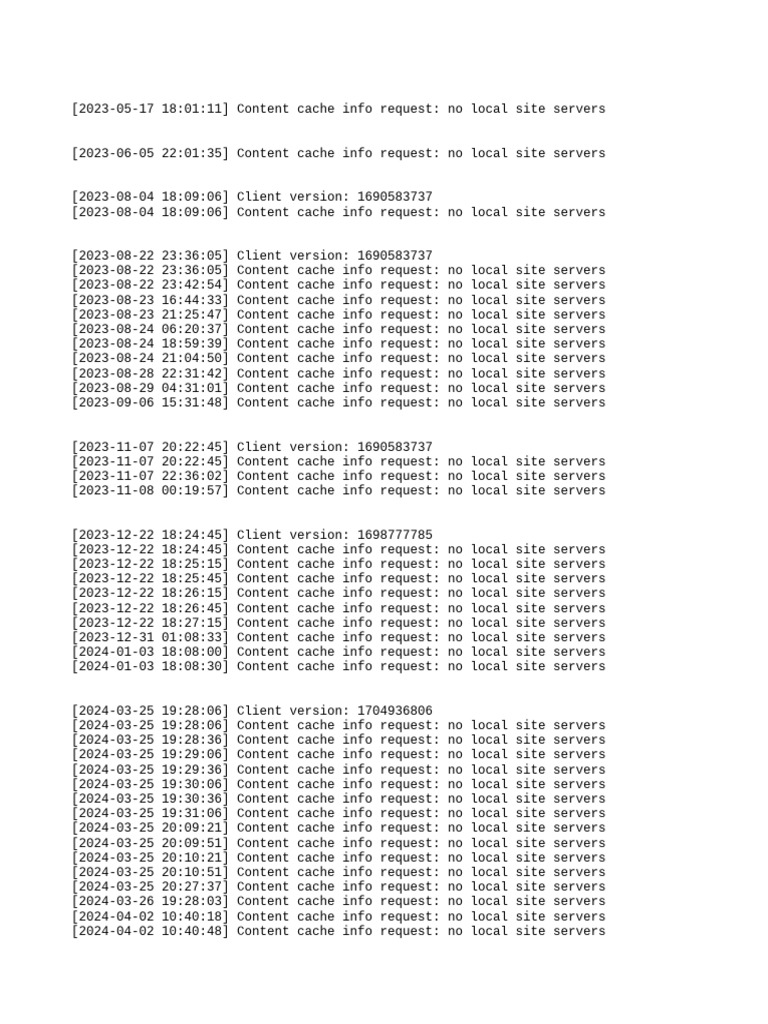 Sitelicense Log | PDF | Cache (Computing) | Software