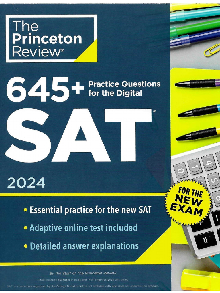 Princeton SAT 645+ Practice Questions For Digital SAT 2024 | PDF