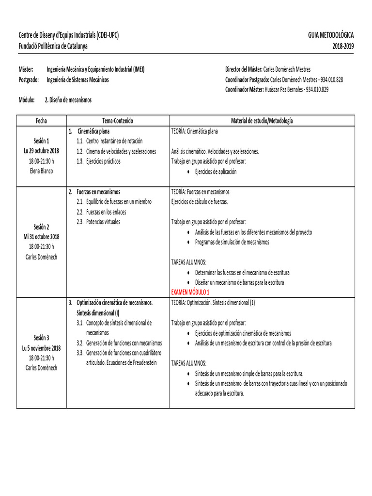 SM2 - Guía | PDF | Cinemática | Física