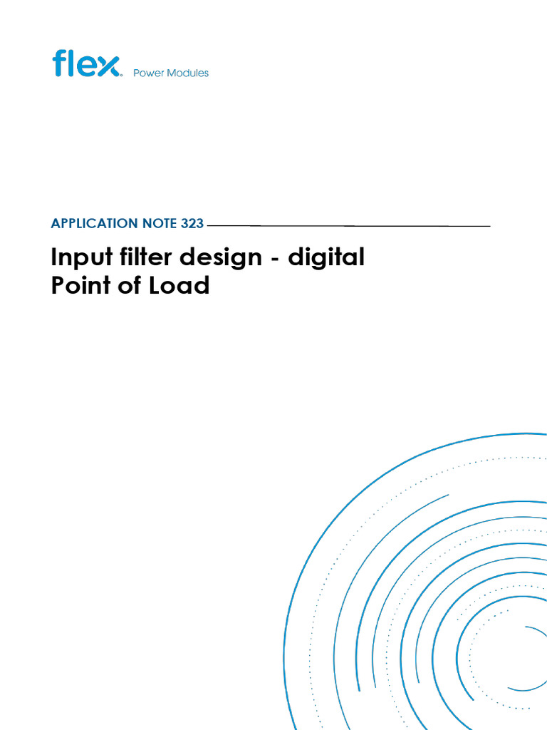 Application Note 323 - D | PDF | Capacitor | Electronic Filter