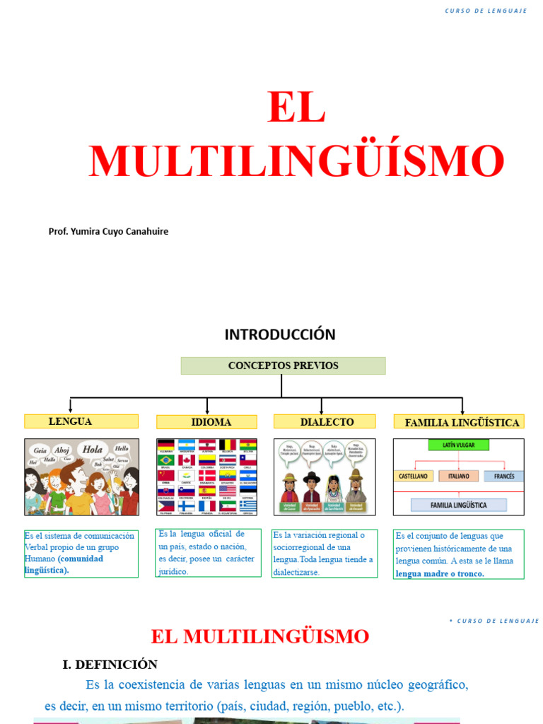 Multilinguismo | PDF | Multilingüismo | Dialecto