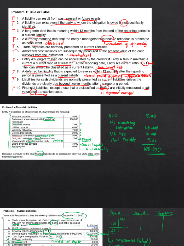 Answer To Exercises On Current Liabilities and Notes | PDF Answer To Exercises On Current Liabilities and Notes | PDF