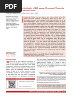 MENQOL | PDF | Validity (Statistics) | Menopause