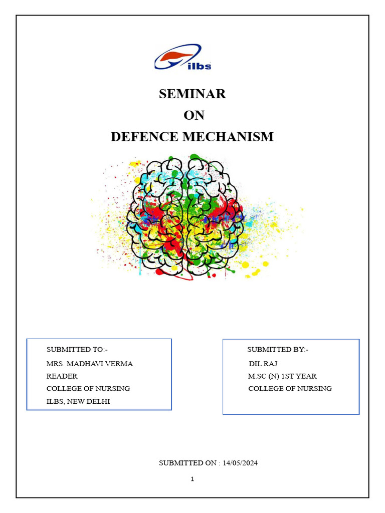 Understanding Defence Mechanisms in Psychology and Physiology | PDF ...
