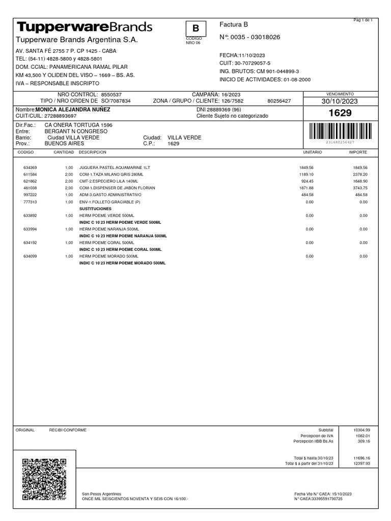 Factura 80256427 1623 | PDF