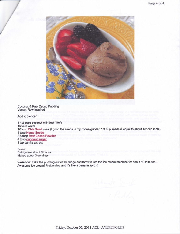 Super Pudding | PDF | Cooking, Food & Wine