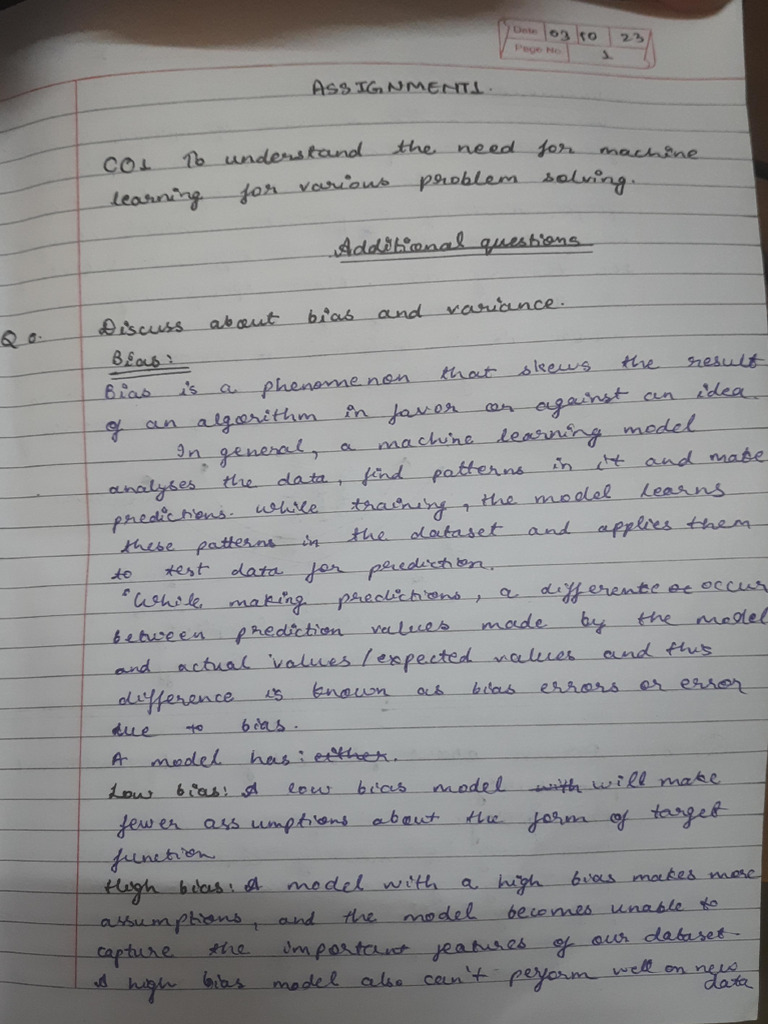 MLT Assignment 1 | PDF