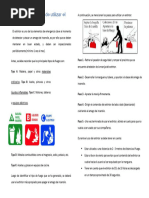 Charla de Seguridad de Cinco Minutos - Uso Del Extintor - 2024 | PDF