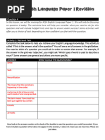 Nov 18-Eng Lan Paper 1 | PDF