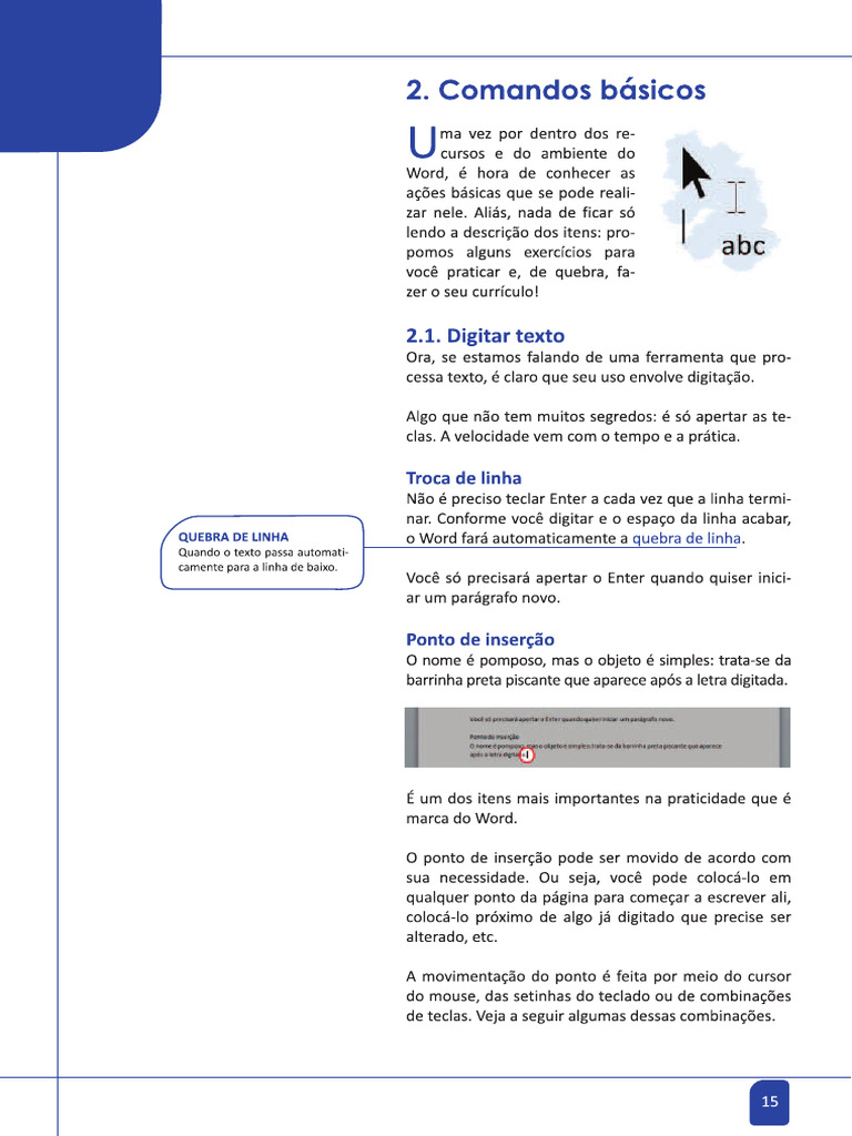 Word - 2 Comandos Básicos | PDF
