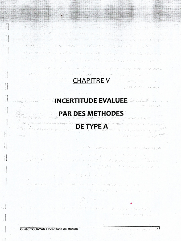 Incertitude Ch5 | PDF
