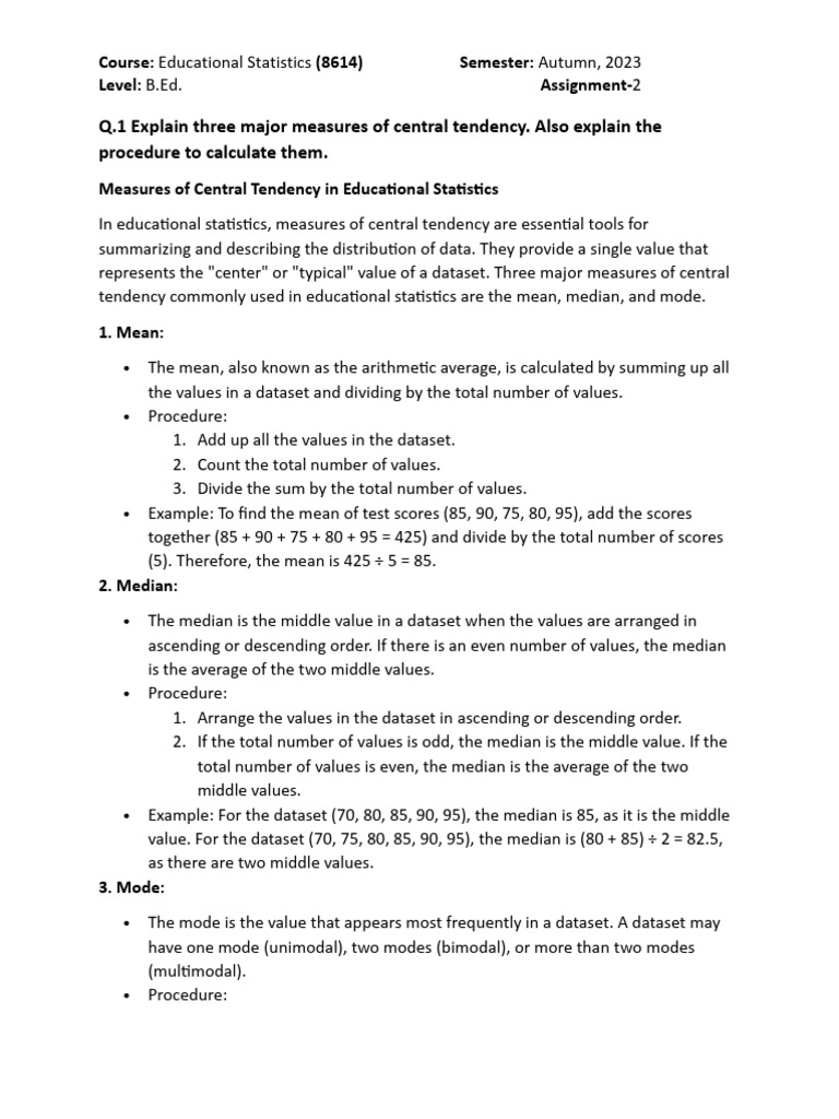 Assignment 8614 2 Pdf Statistics Statistical Hypothesis Testing