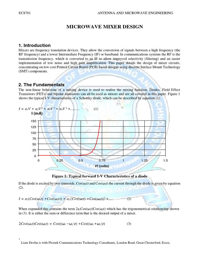 Antenna and Microwave Engineering | PDF | Signal To Noise Ratio ...