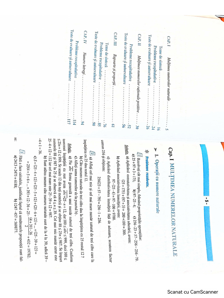 x1 Numere Nat Si Diviz Cls 6 Cardonal Backup | PDF