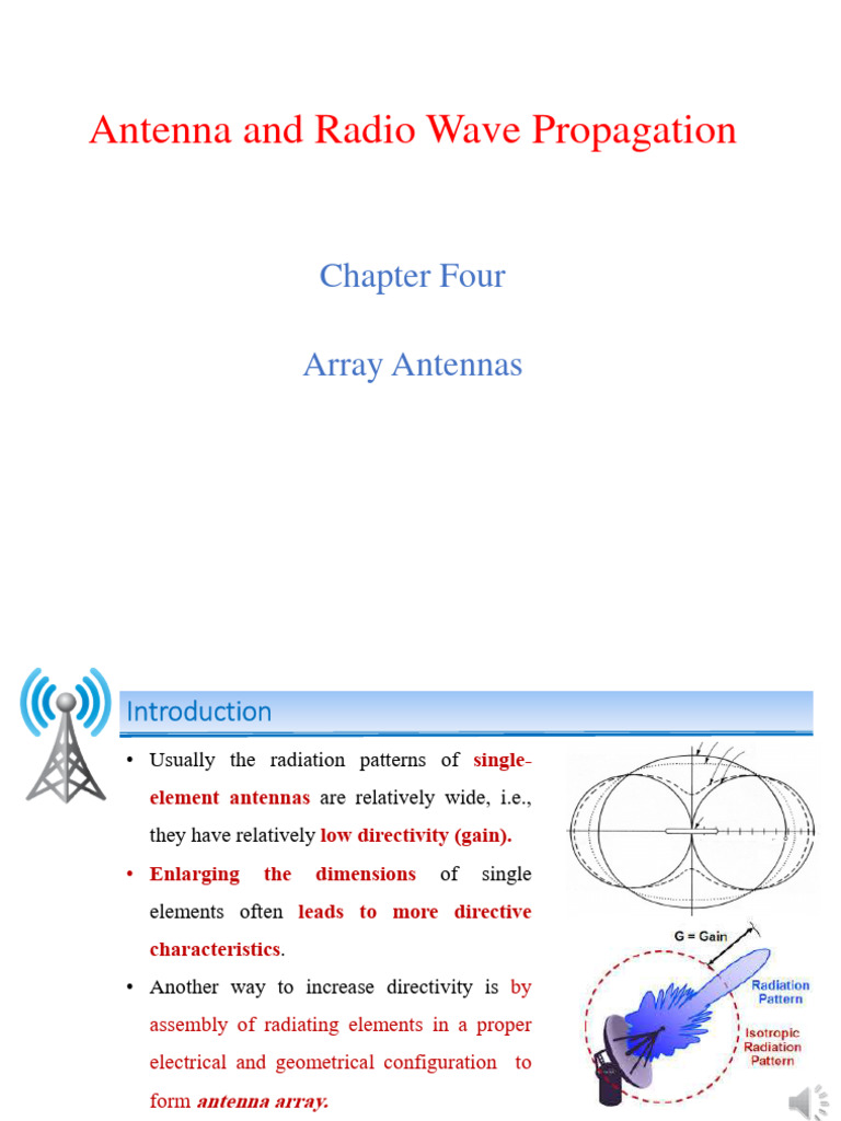 Antenna Arrays and Directivity | PDF | Antenna (Radio) | Physical Phenomena