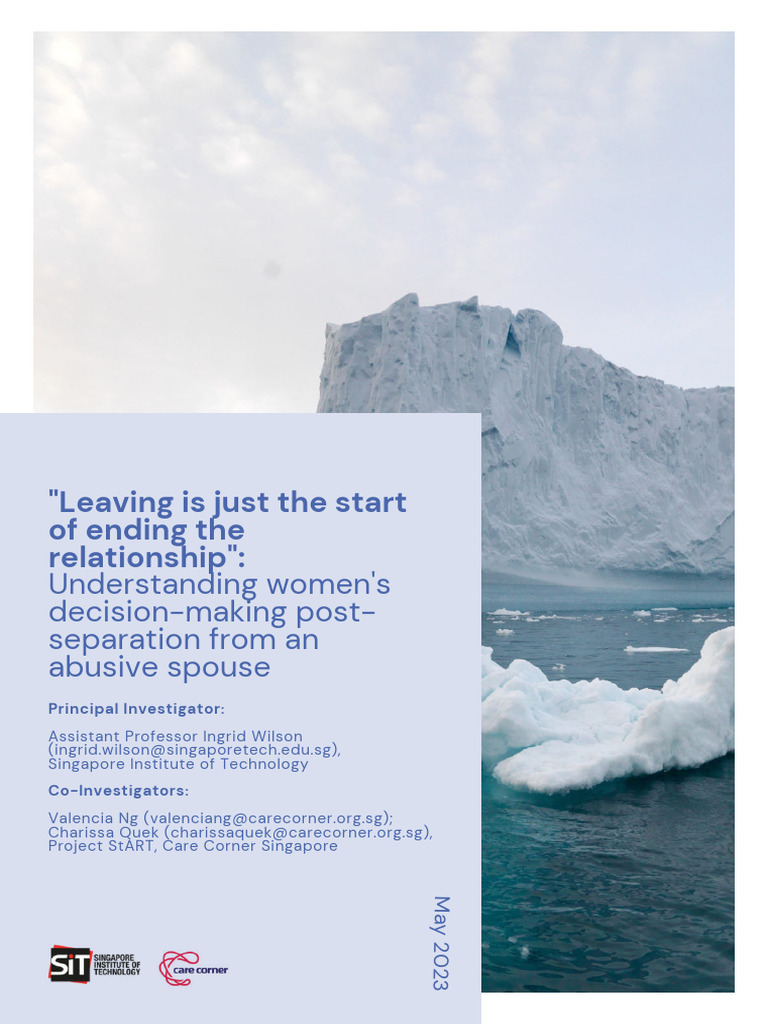 Research Report Understanding Womens Decision Making Post Separation ...