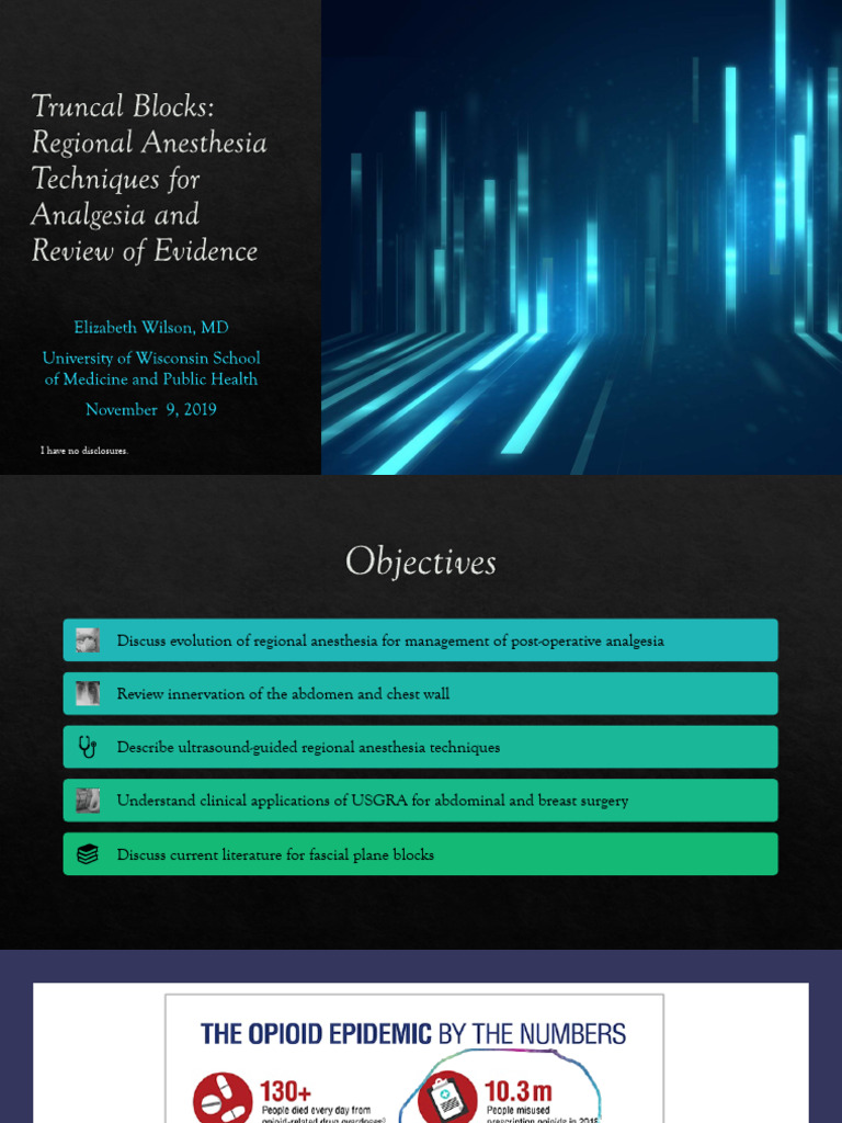 Truncal Blocks 110919 FINAL | PDF | Abdomen | Anesthesia
