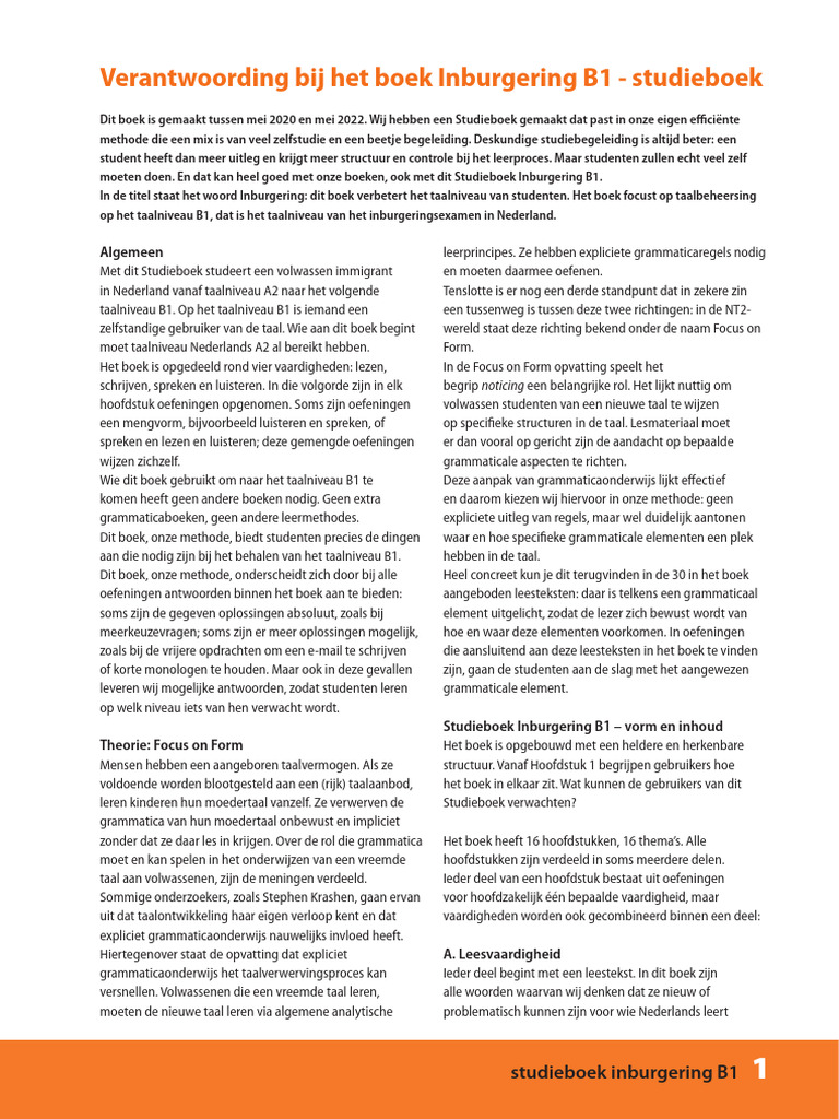 Verantwoording B1 Website DEF | PDF