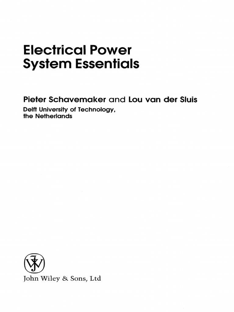 Electrical Power System Essentials | PDF | Electric Power | Electric Power Transmission