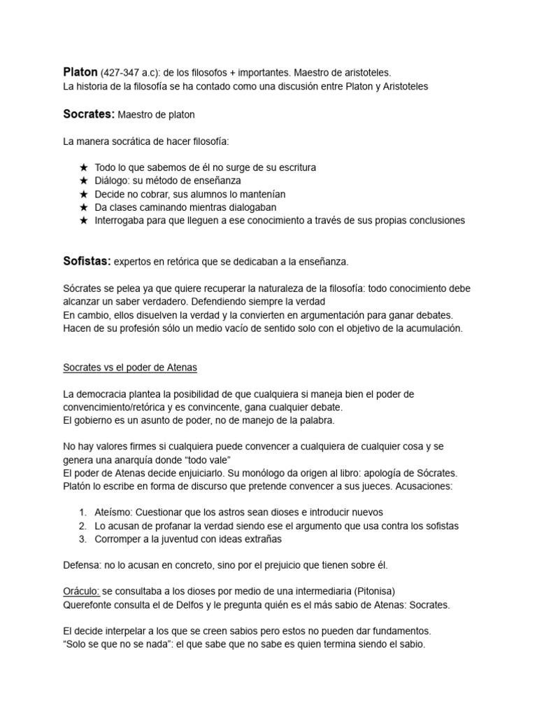 FIlosofia Socrates | PDF | Sócrates | Platón