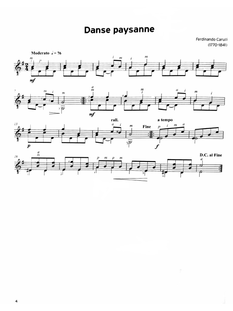 Danse Paysanne | PDF