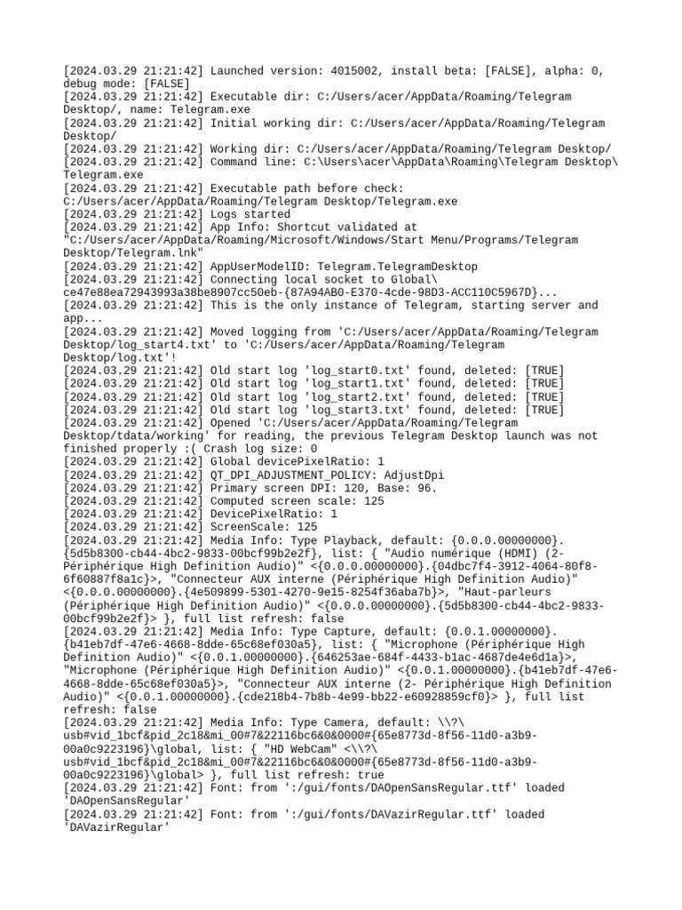 Log | PDF | Computing Platforms | Software Engineering