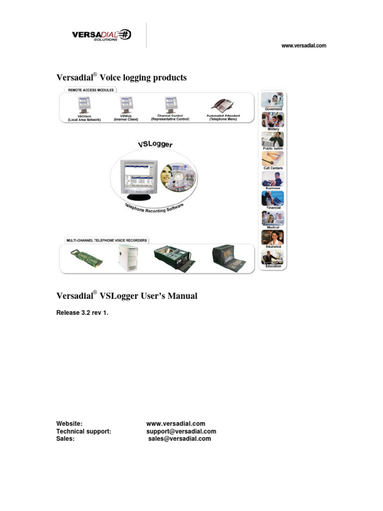 Versadial VSlogger | PDF | File Transfer Protocol | Installation (Computer Programs)